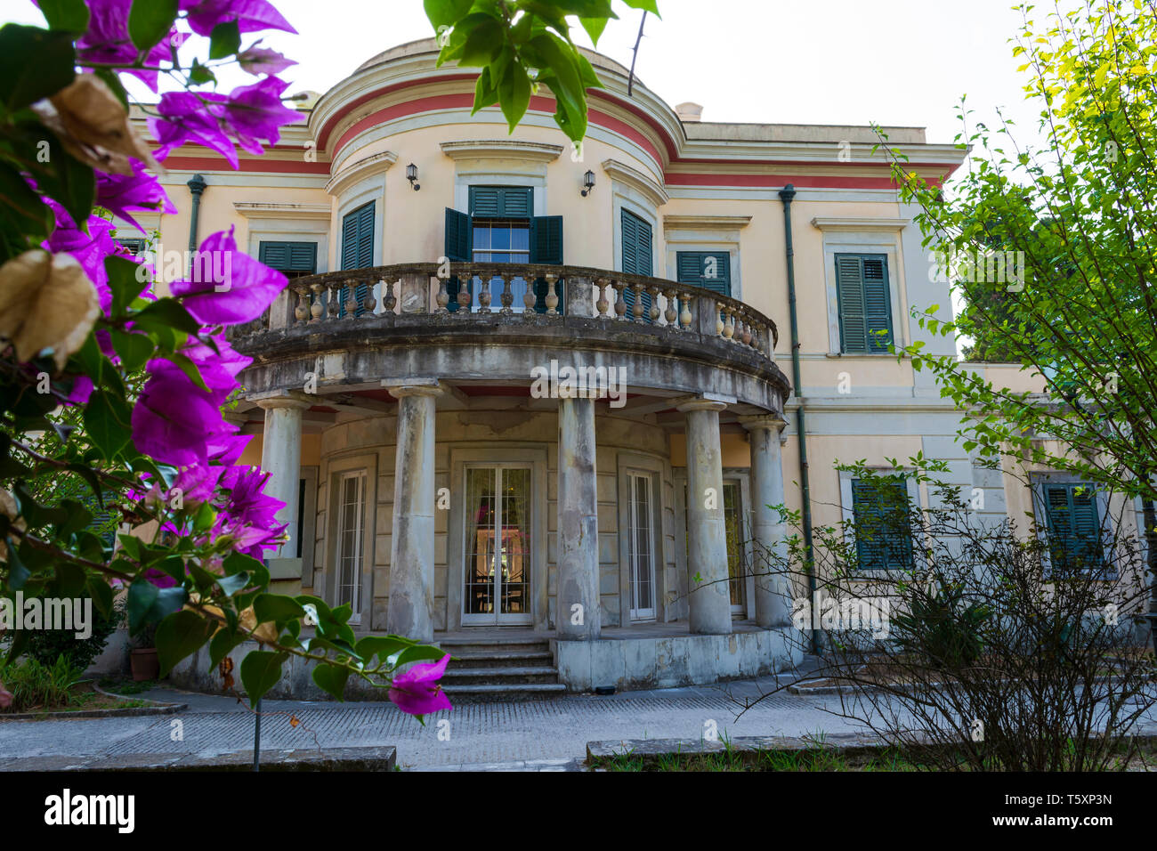 Mon repos palace in corfu hi-res stock photography and images - Alamy
