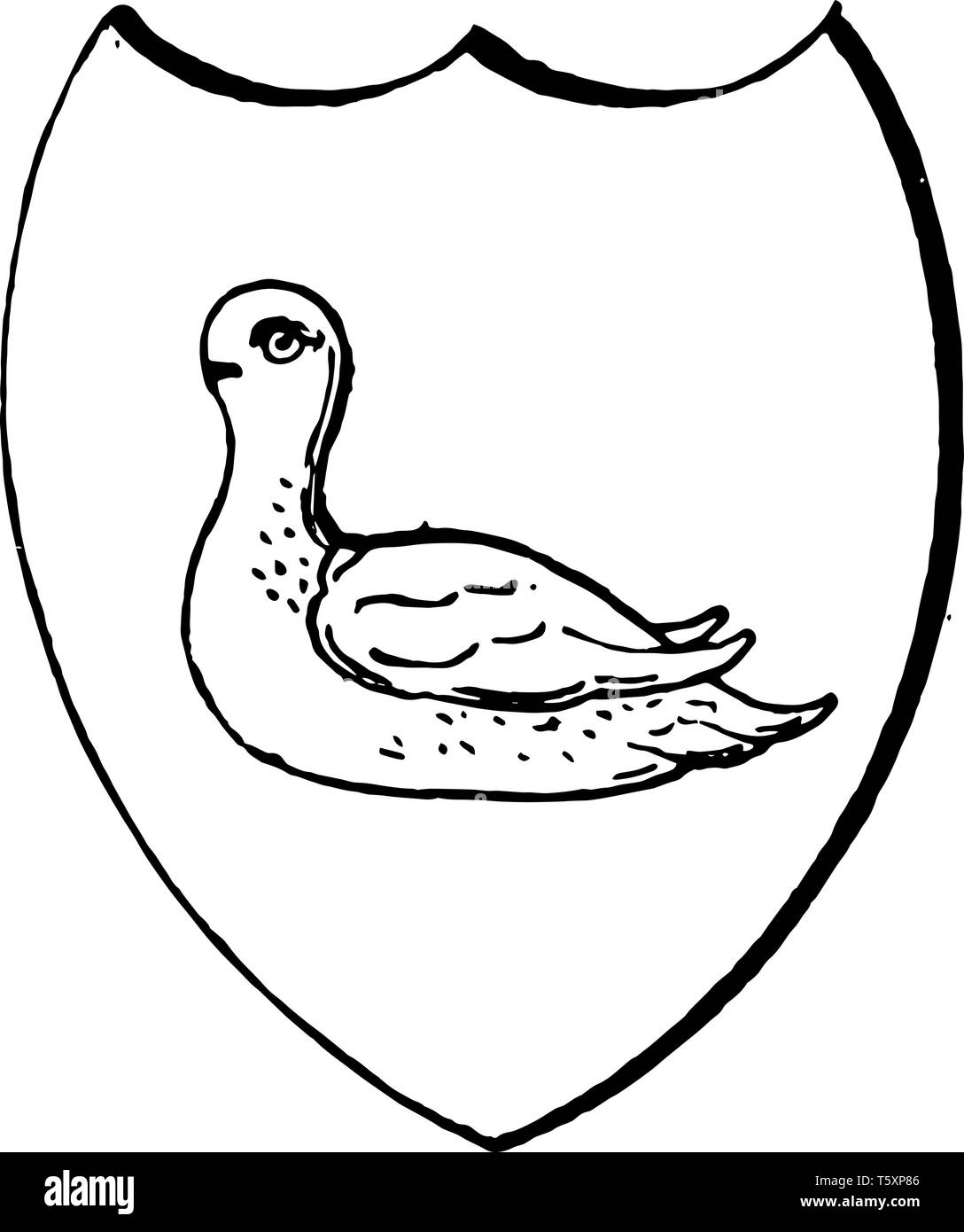 Martlet is similar in appearance to the swallow vintage line drawing or ...