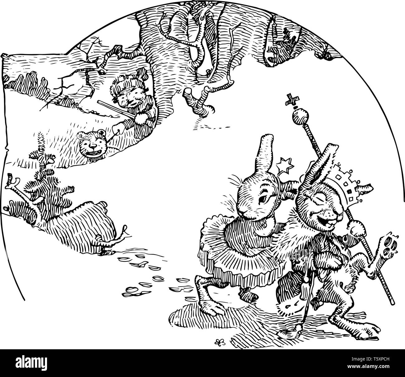 Background scene snow in Stock Vector Images - Alamy