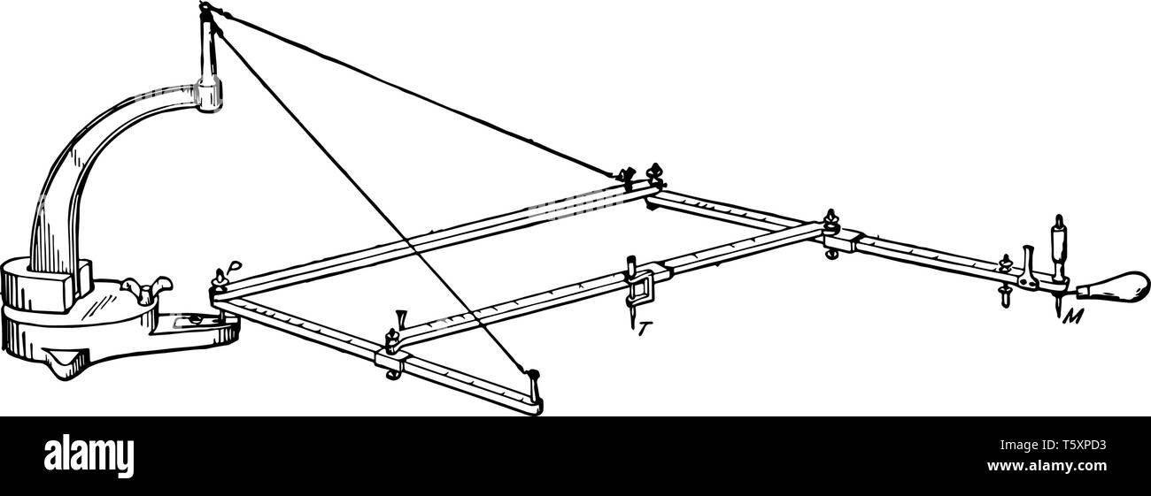 Pantograph vector vectors Cut Out Stock Images & Pictures - Alamy