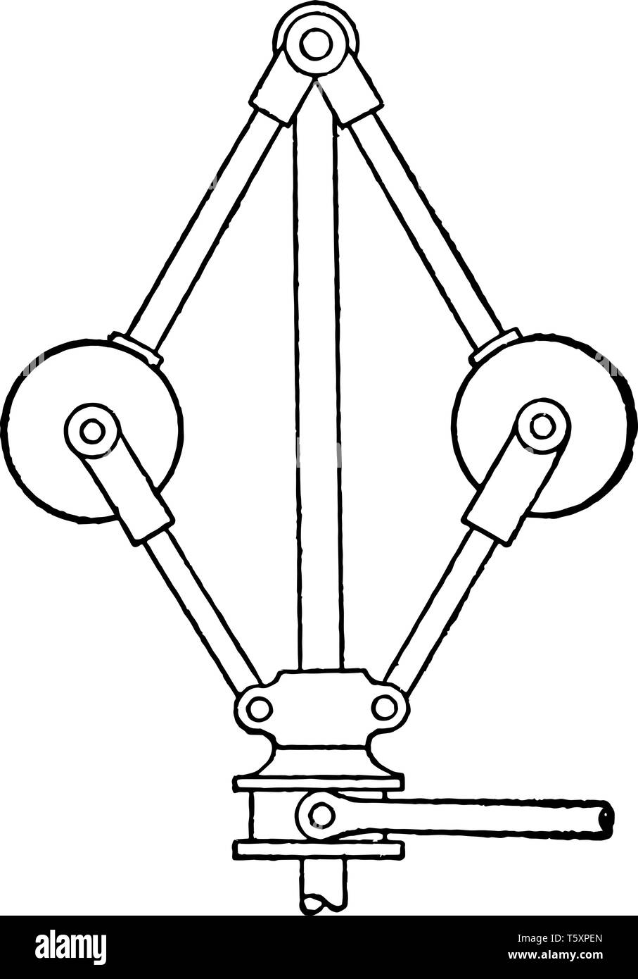 This illustration represents Governor with the Balls Connected to the ...