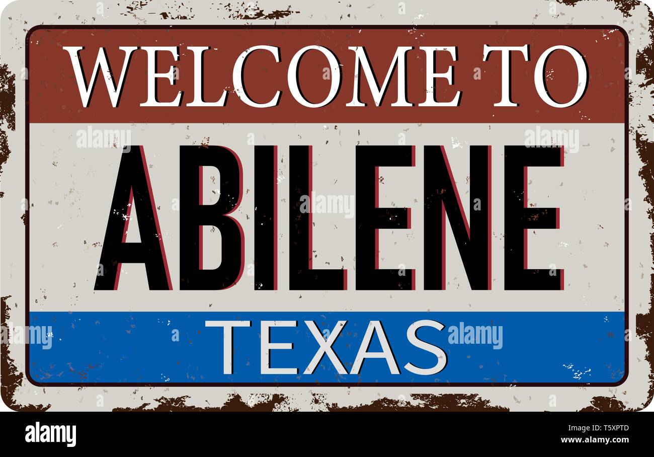 Welcome to texas sign usa Stock Vector Images - Alamy