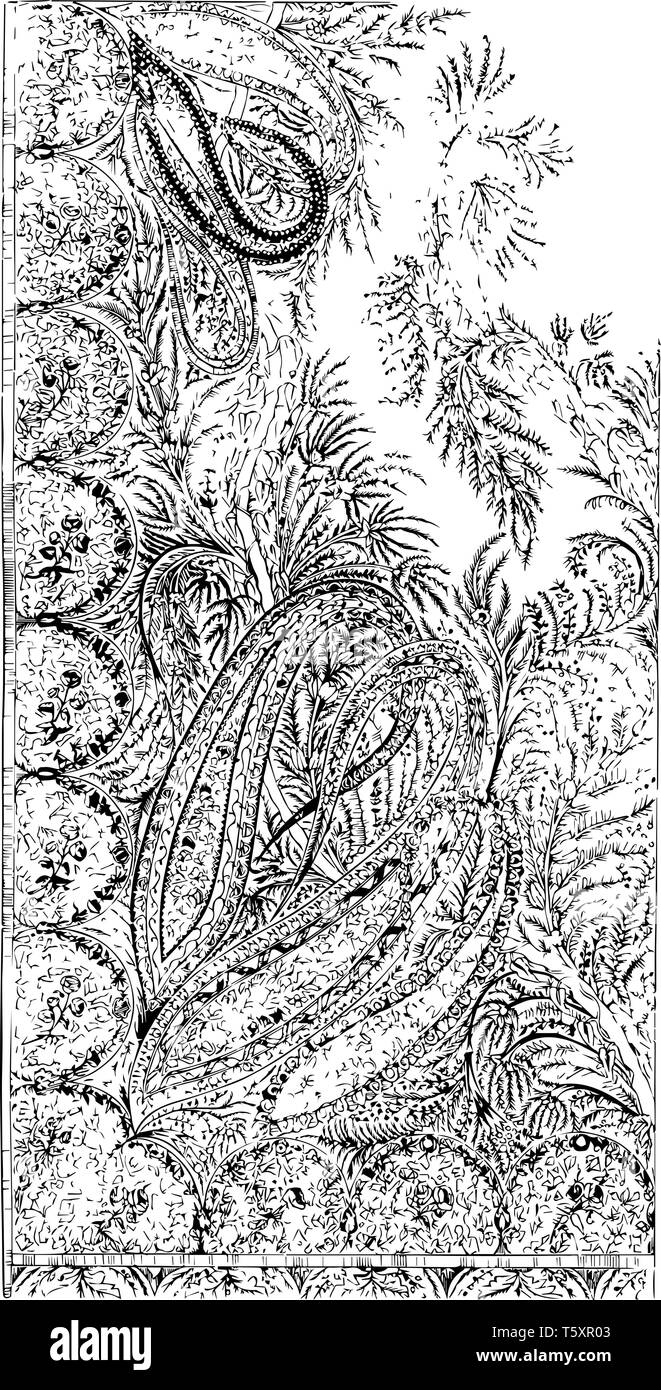 Shawl is long in length, it is in a paisley designits a Fabric Arts ...