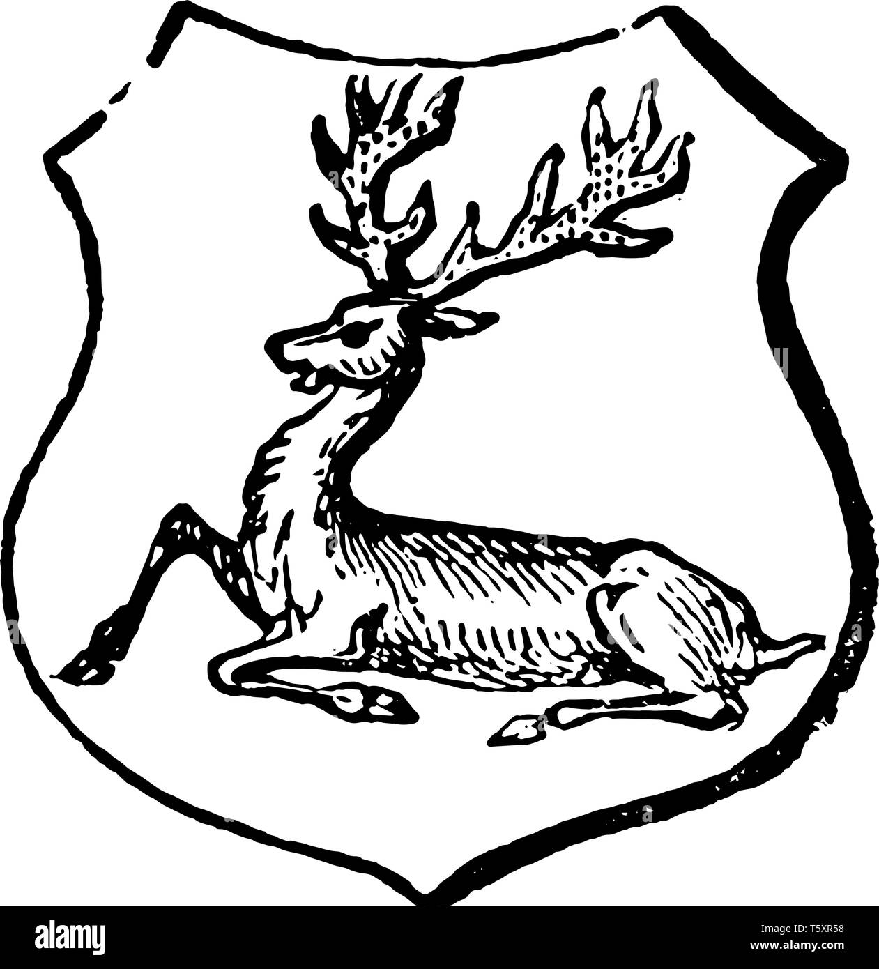 Stag Attired have a horns of a stag are of a different tincture to its ...