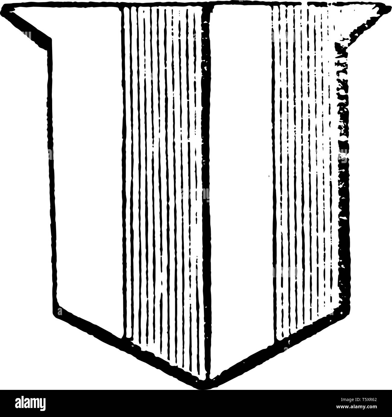 Paly have a field divided by perpendicular lines, vintage line drawing ...