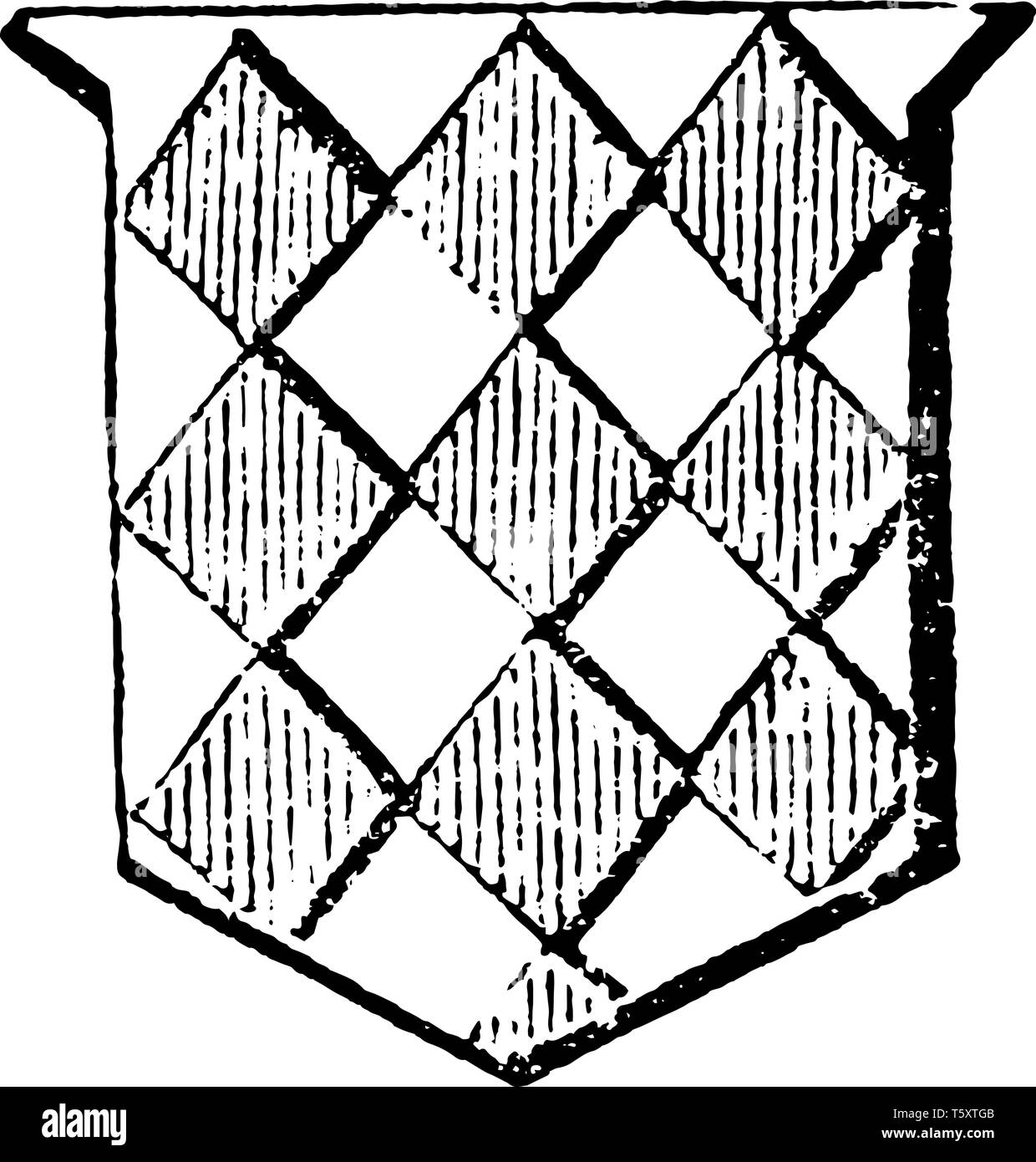 Lozenges vintage Stock Vector Images - Alamy