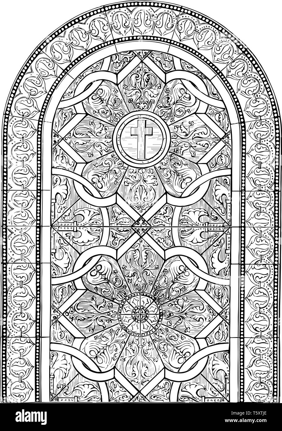 Green window in white Stock Vector Images - Alamy