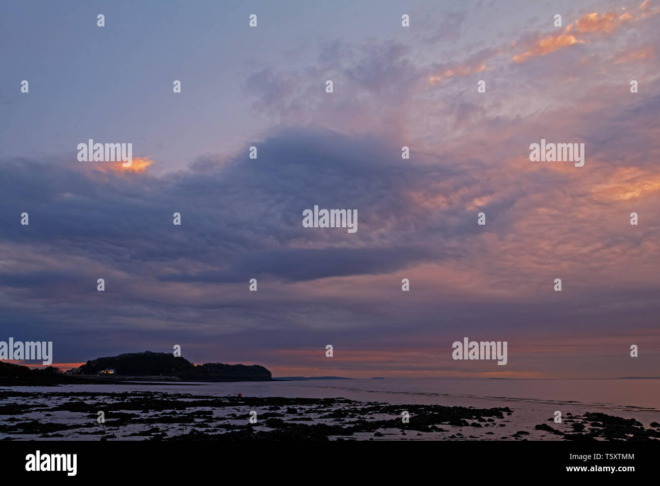 Taken from the beach at Clevedon seafront Stock Photo - Alamy