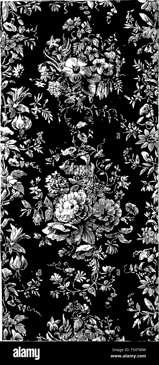 Rug is done in a floral design, it is a textile floor covering ...