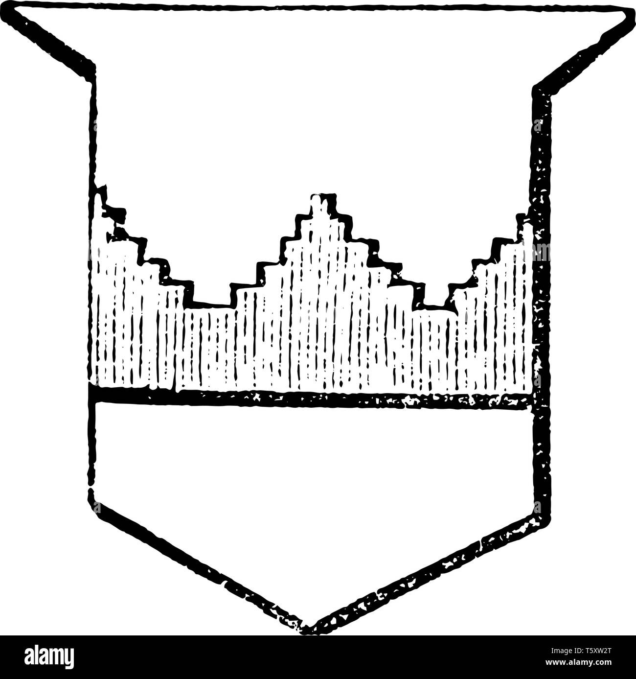 Fess Embattled Grady is a battlements gradually rise one above another ...