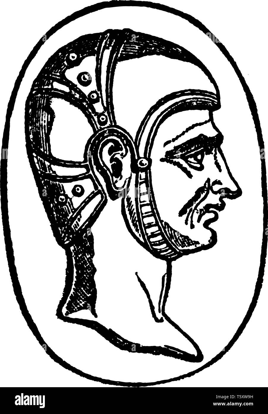 Scipio are from King's Engraved Gems, vintage line drawing or engraving ...