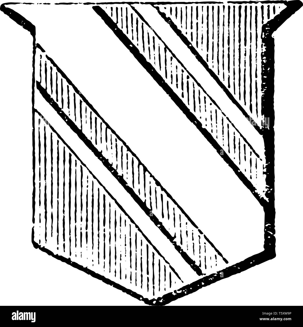 Shield Showing Cotice is one third less than the garter and the bendlet ...