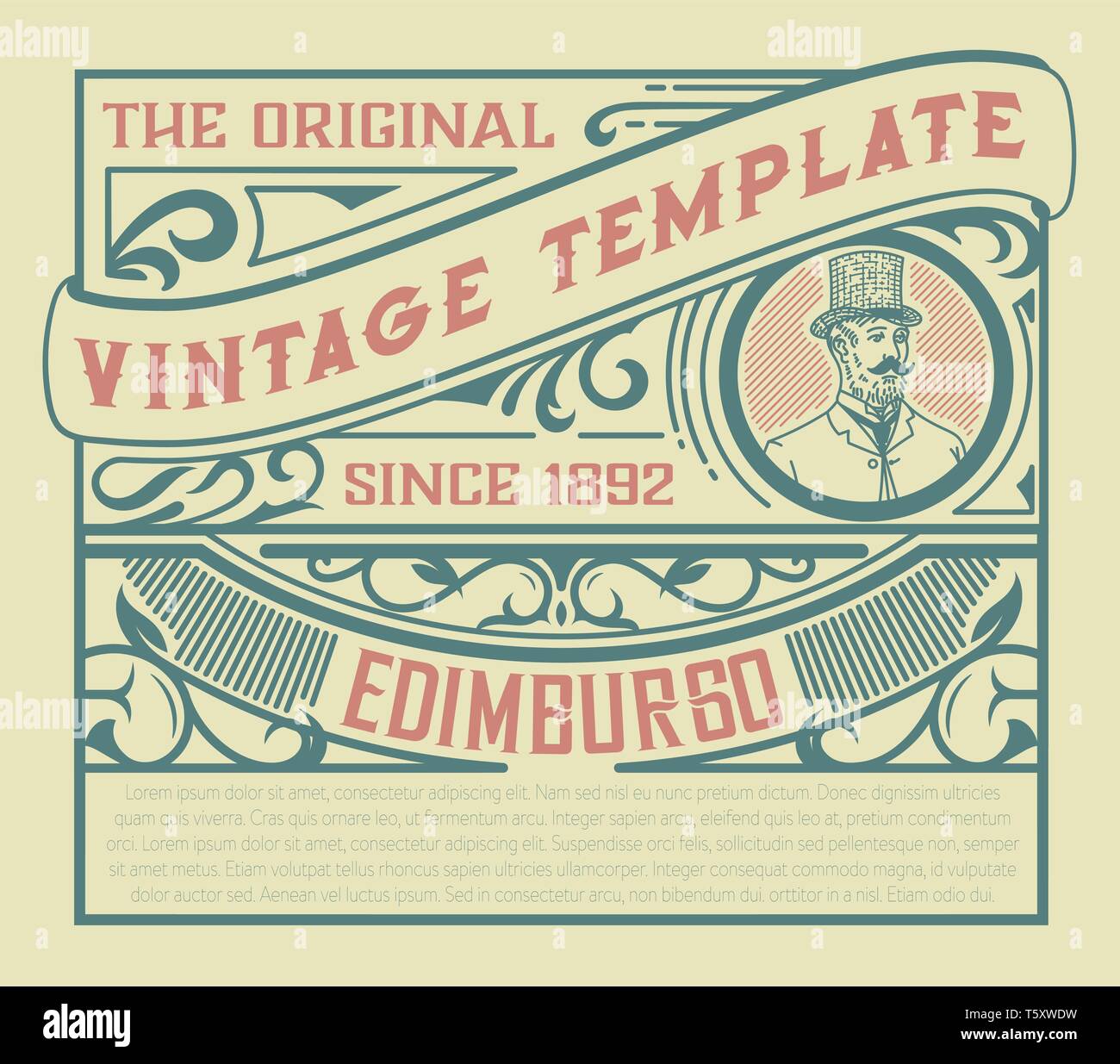 Vintage engraving old man Stock Vector Images - Alamy