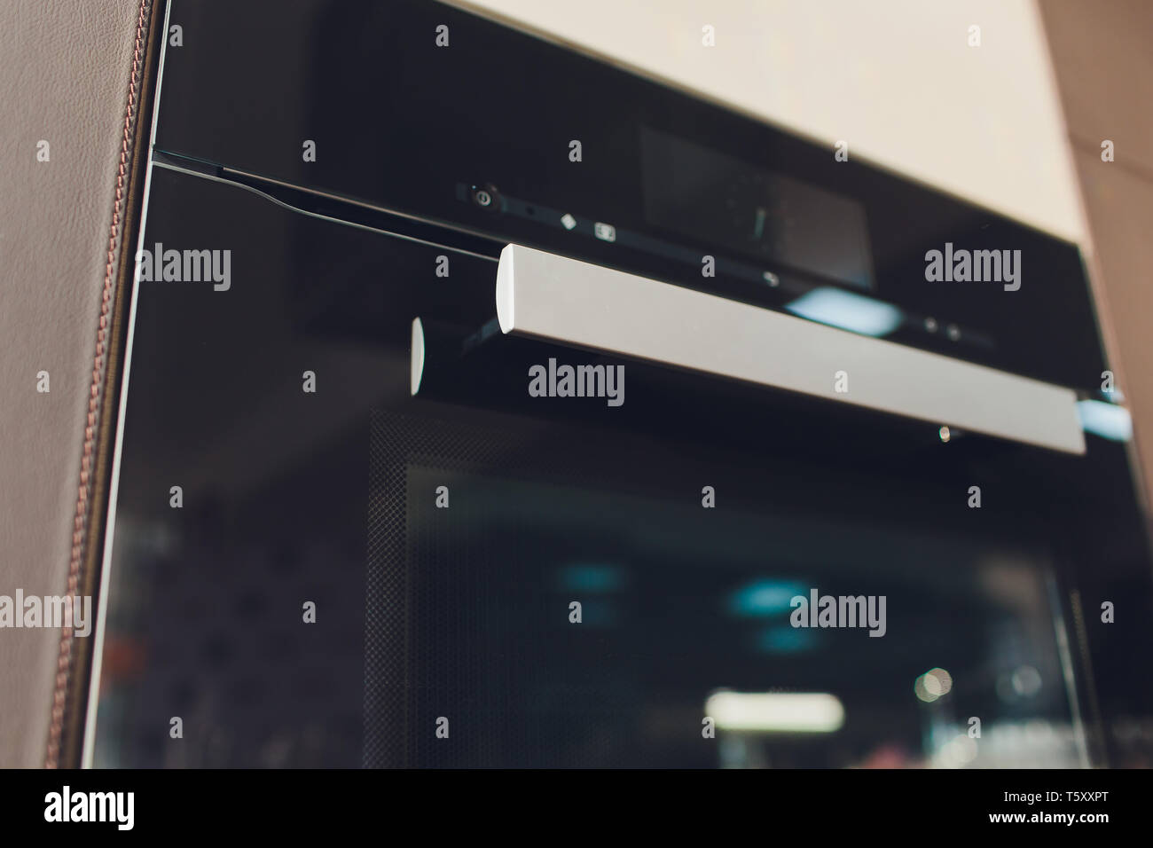 Single Wall Oven Isolated. Household and Integrated Kitchen Domestic ...