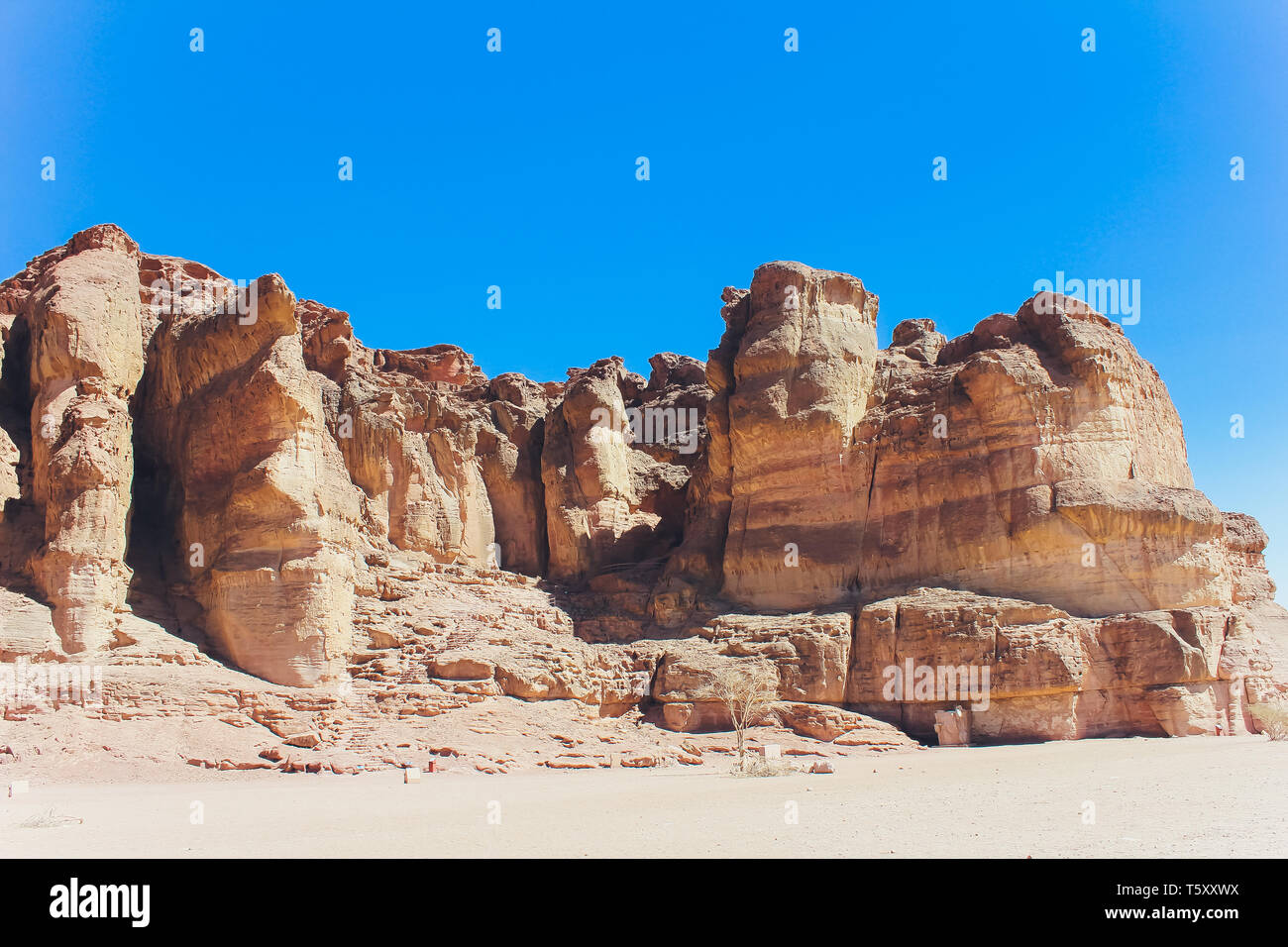 Timna Park and Solomon Pillars, Rocks in the desert, Landscape in the ...