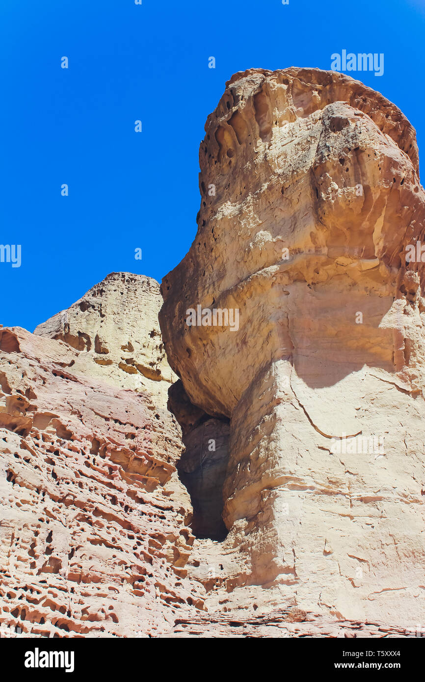 Timna Park and Solomon Pillars, Rocks in the desert, Landscape in the ...