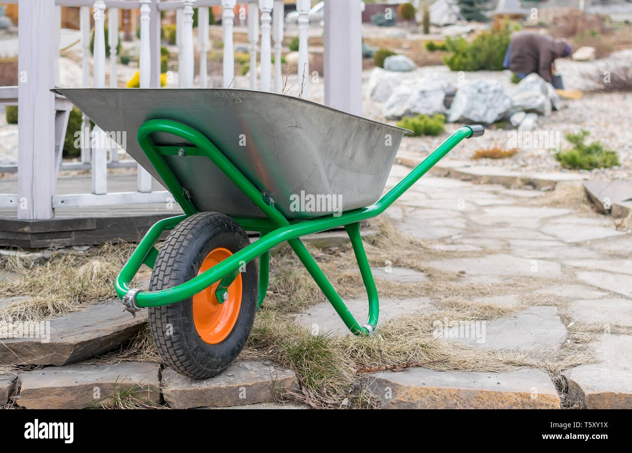 Hand cart construction hi-res stock photography and images - Alamy