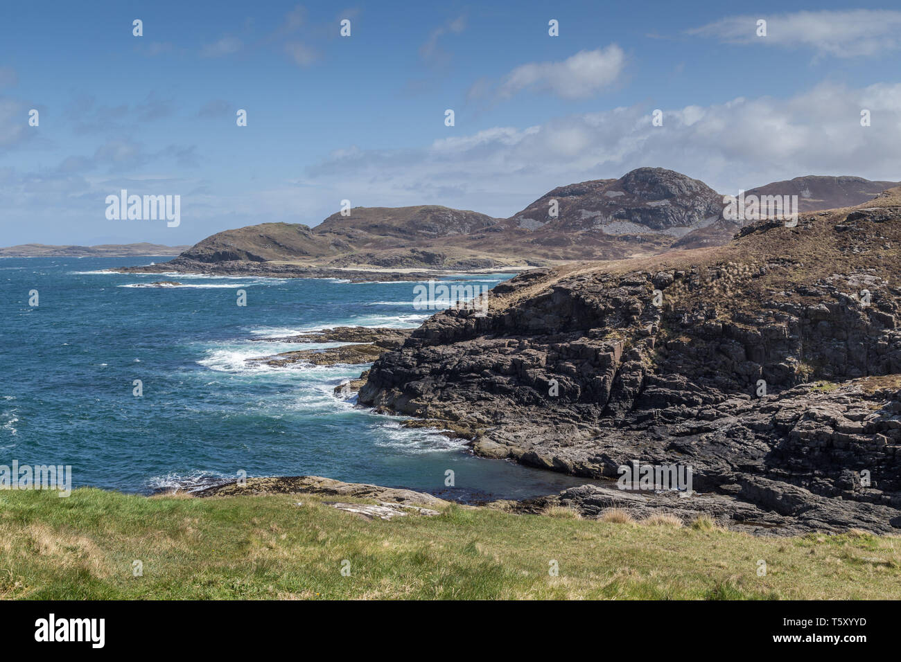 View from the Ardnamurchan Lighthouse, the most westerly point on the ...