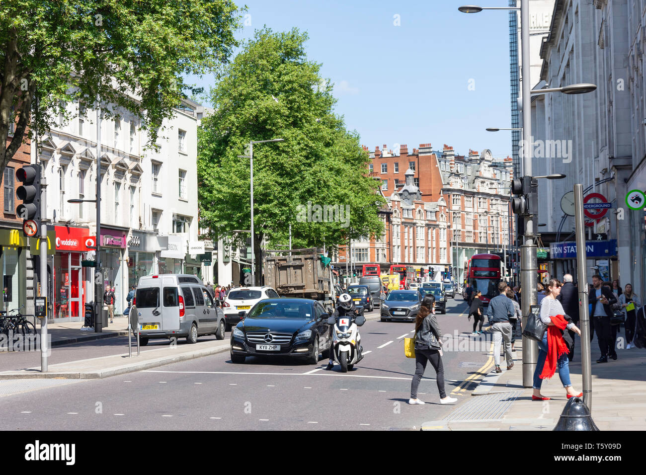 Kensington High Street Architecture High Resolution Stock Photography ...