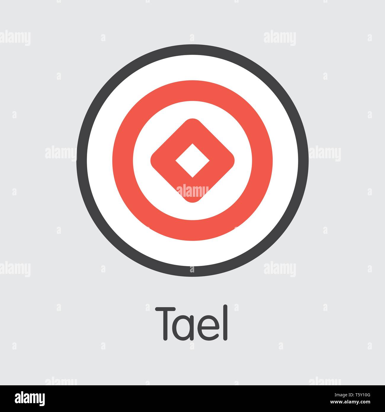 WABI - Tael. The Market Logo of Coin or Market Emblem Stock Vector ...