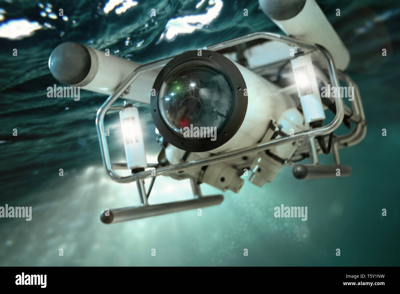 deep sea diving robot composing Stock Photo - Alamy