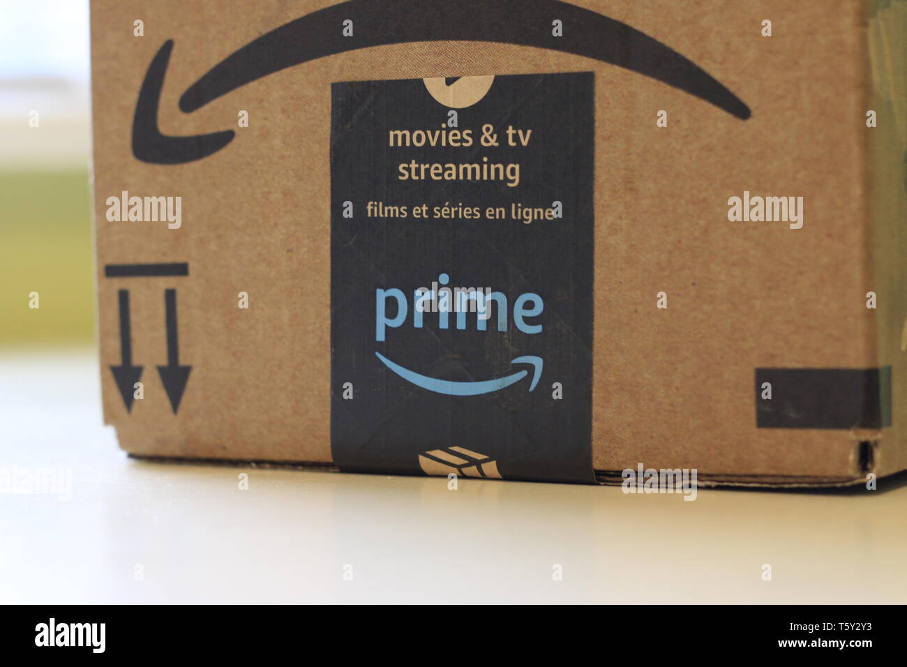Amazon prime tape hi-res stock photography and images - Alamy