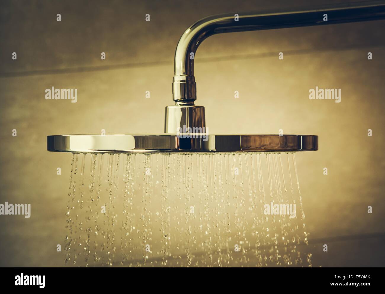 Modern shower head running water hi-res stock photography and images ...