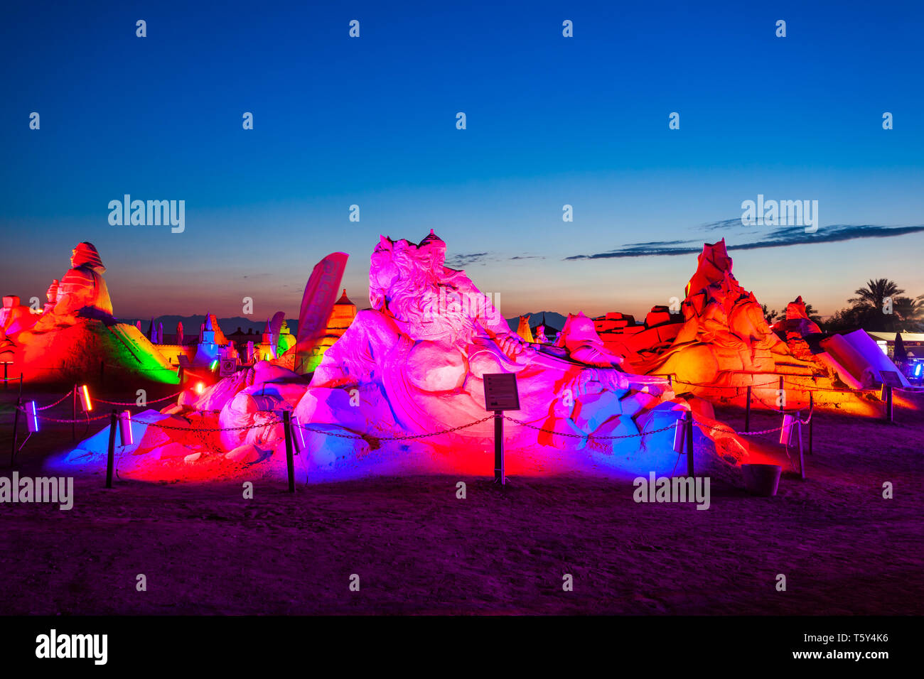 ANTALYA, TURKEY - SEPTEMBER 12, 2014: Sandland or Sand Sculpture Museum ...