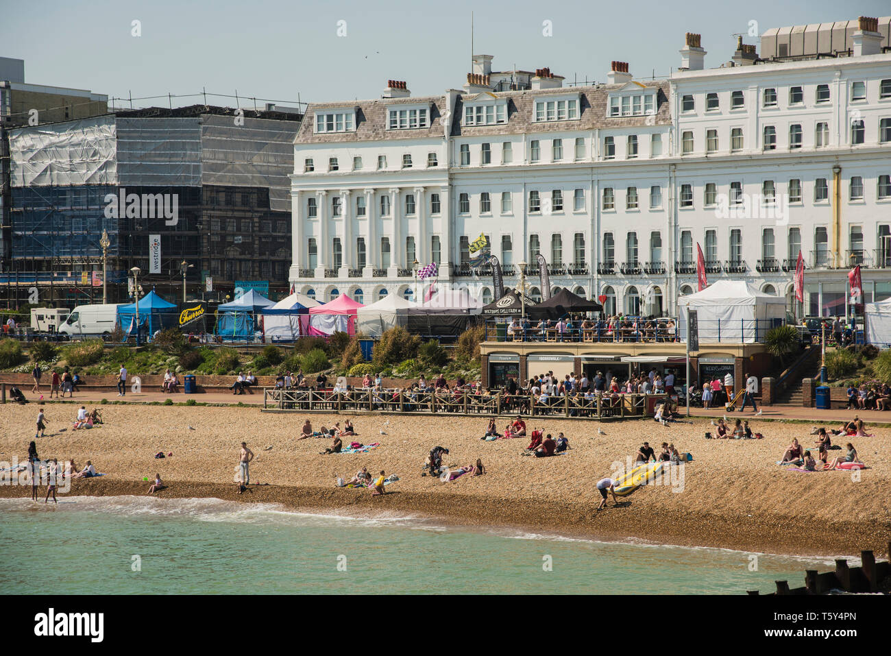 Eastbourne beach hi-res stock photography and images - Alamy