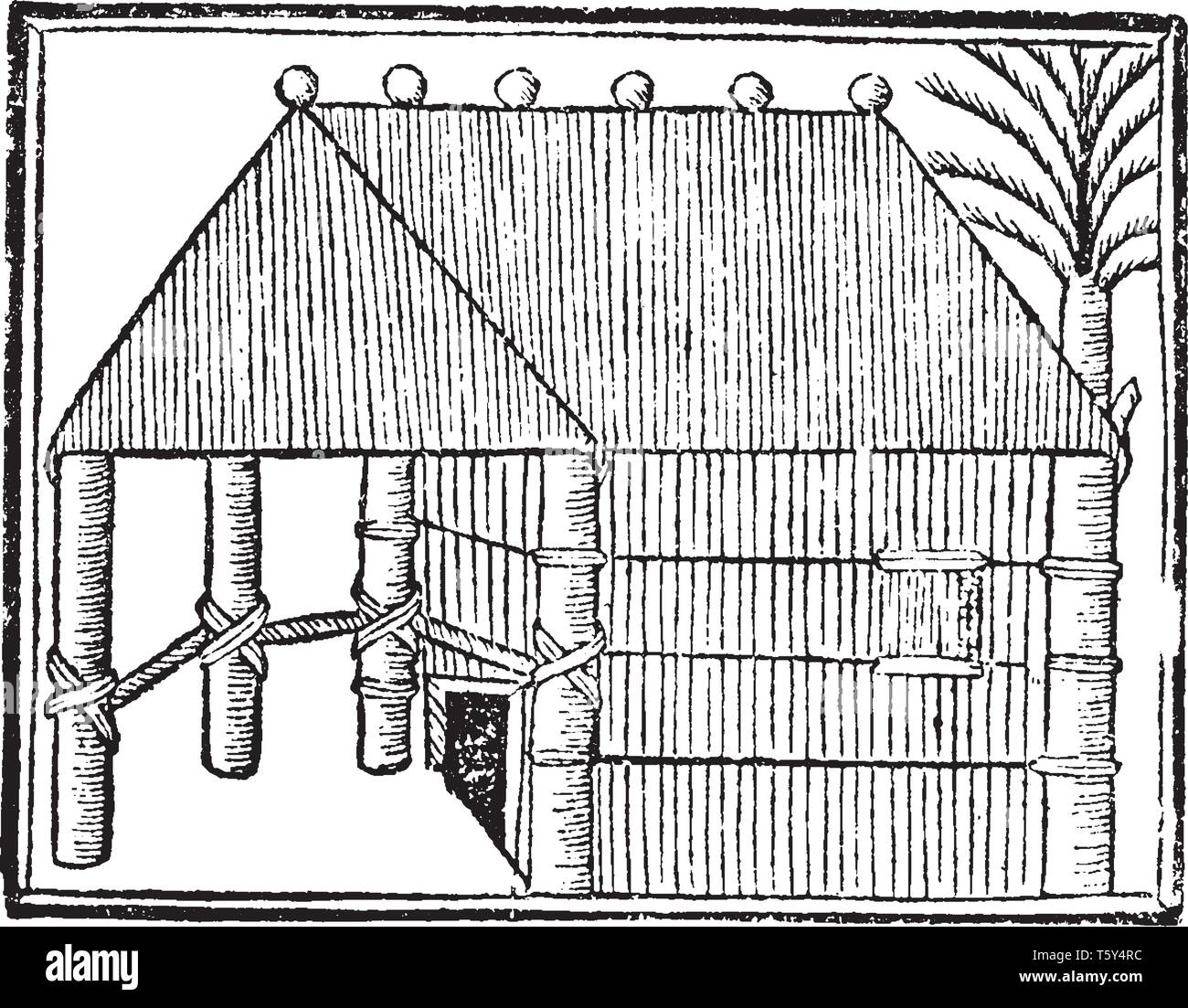 Hispaniola House which is an island that Columbus landed on in 1492 ...