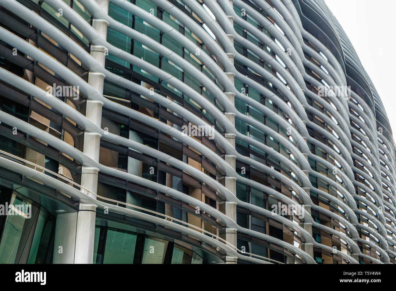 The Walbrook Building modern office complex, 25 Walbrook, London Stock ...