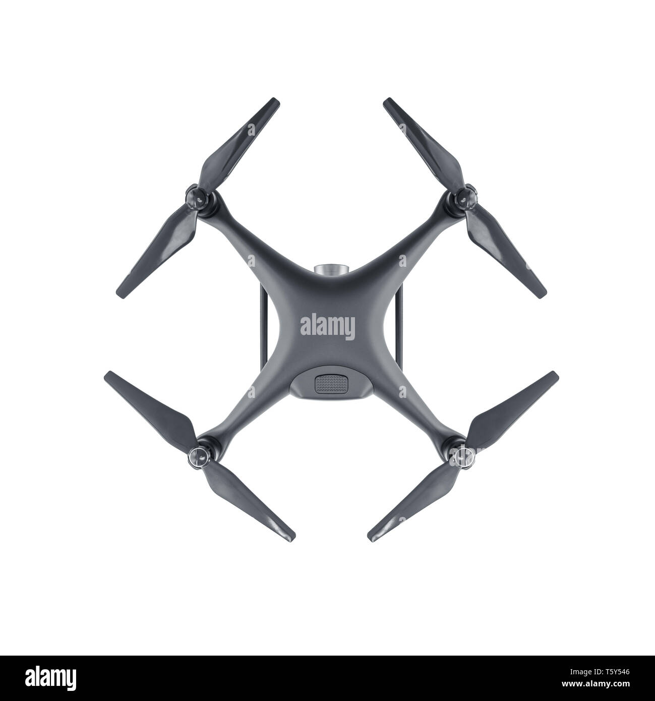 Black drone with camera isolated on white background Stock Photo - Alamy