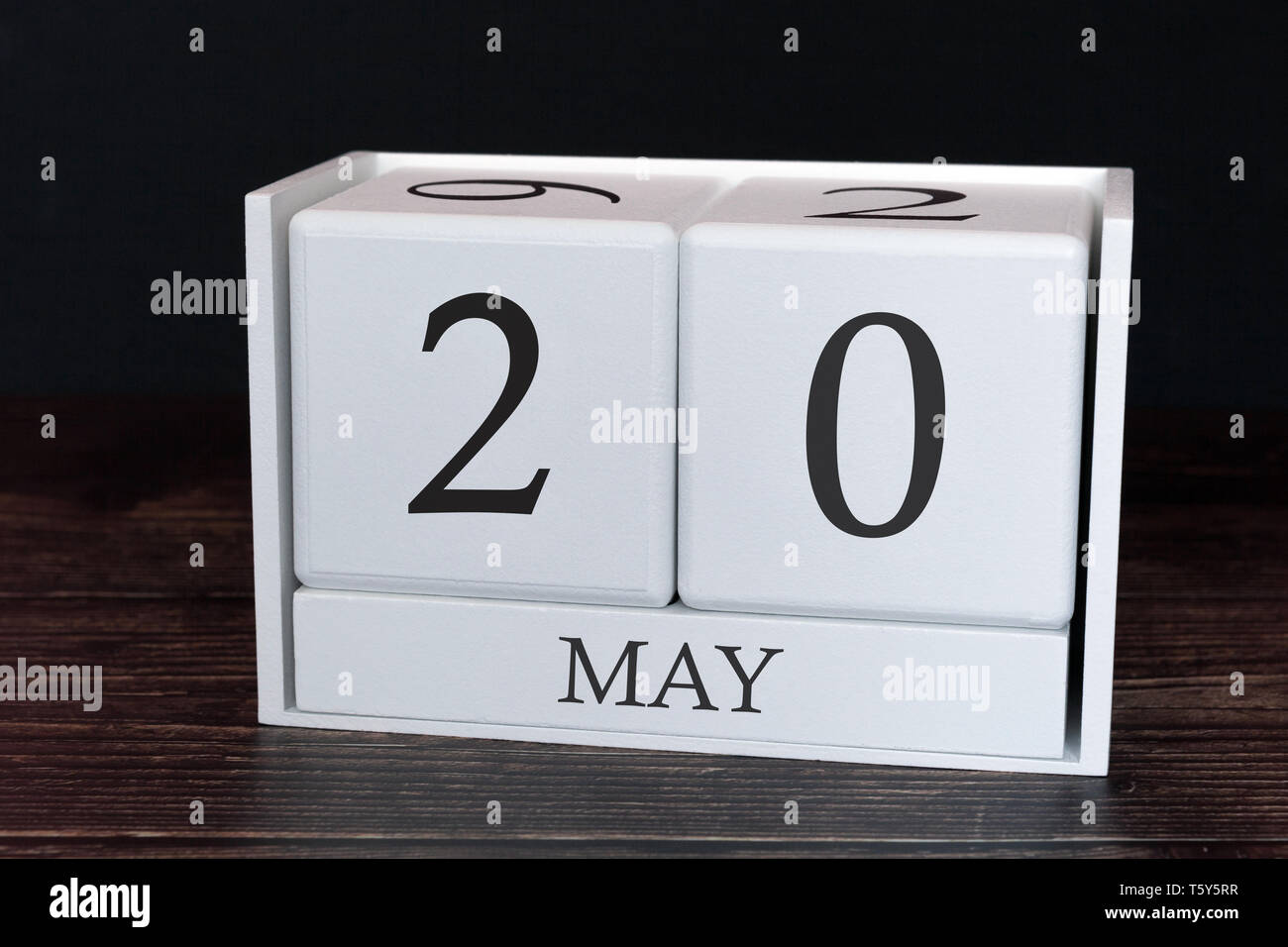 Business calendar for May, 20th day of the month. Planner organizer ...