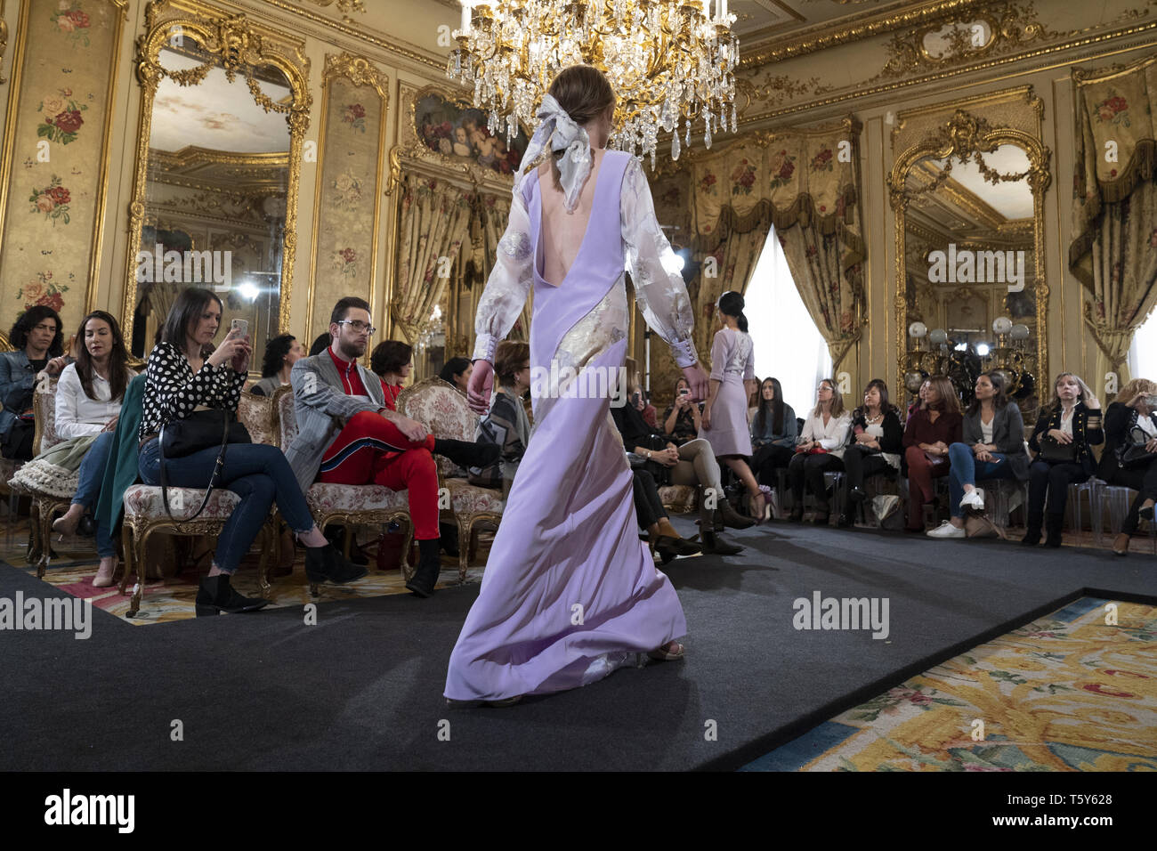 Bridal Fashion Week Madrid - Matilde Cano - Catwalk Featuring: Model ...
