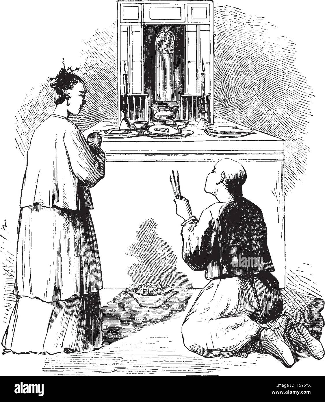 Ancestor deity Stock Vector Images - Alamy