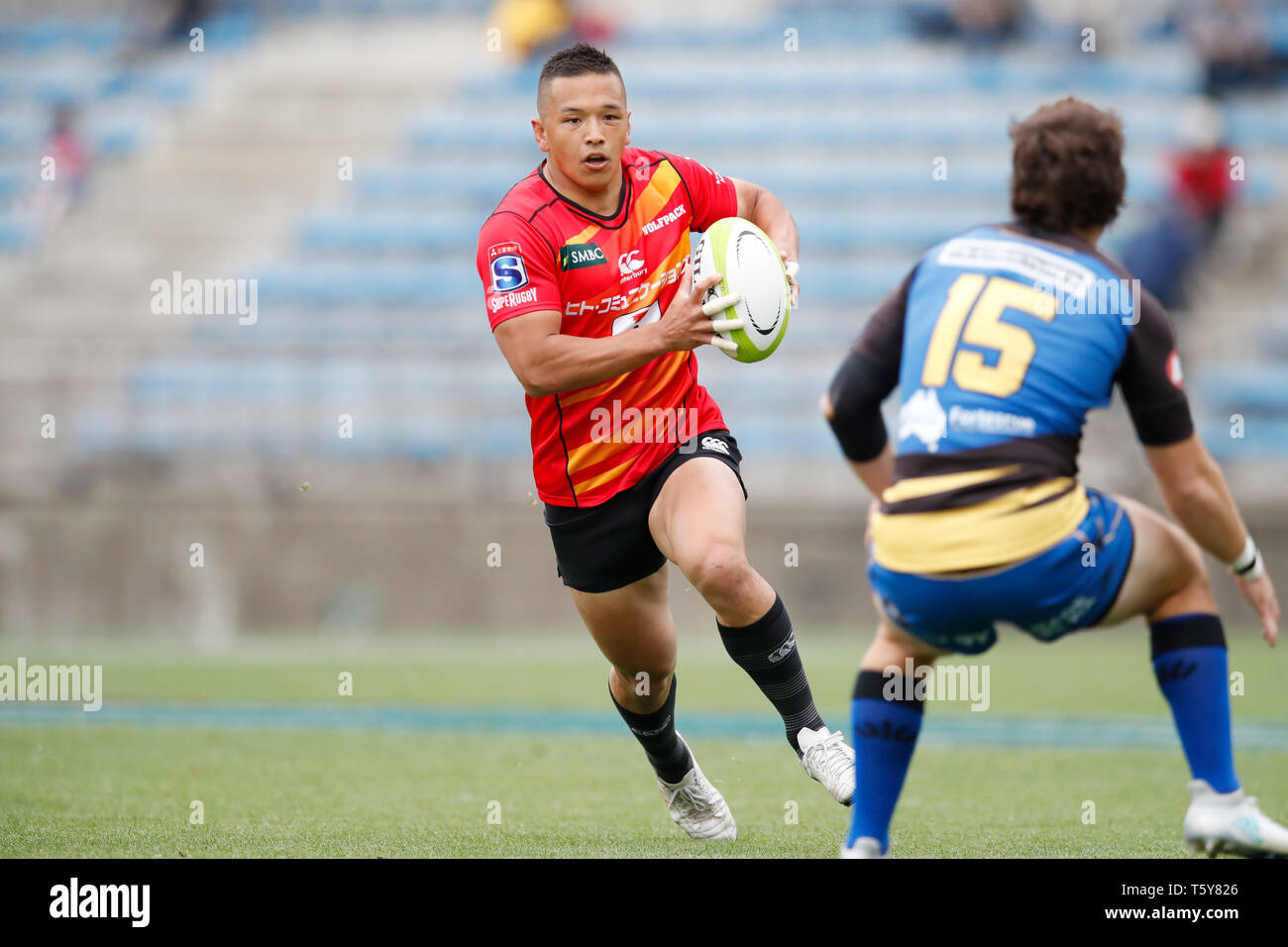 Tokyo, Japan. 27th Apr, 2019. Yusuke Kajimura (JPN) Rugby : Rugby match ...