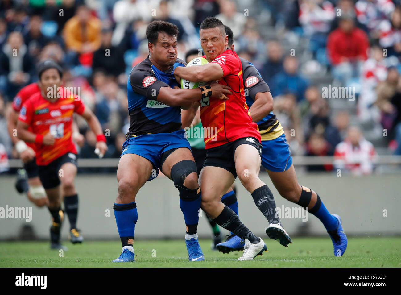 Tokyo, Japan. 27th Apr, 2019. Yusuke Kajimura (JPN) Rugby : Rugby match ...