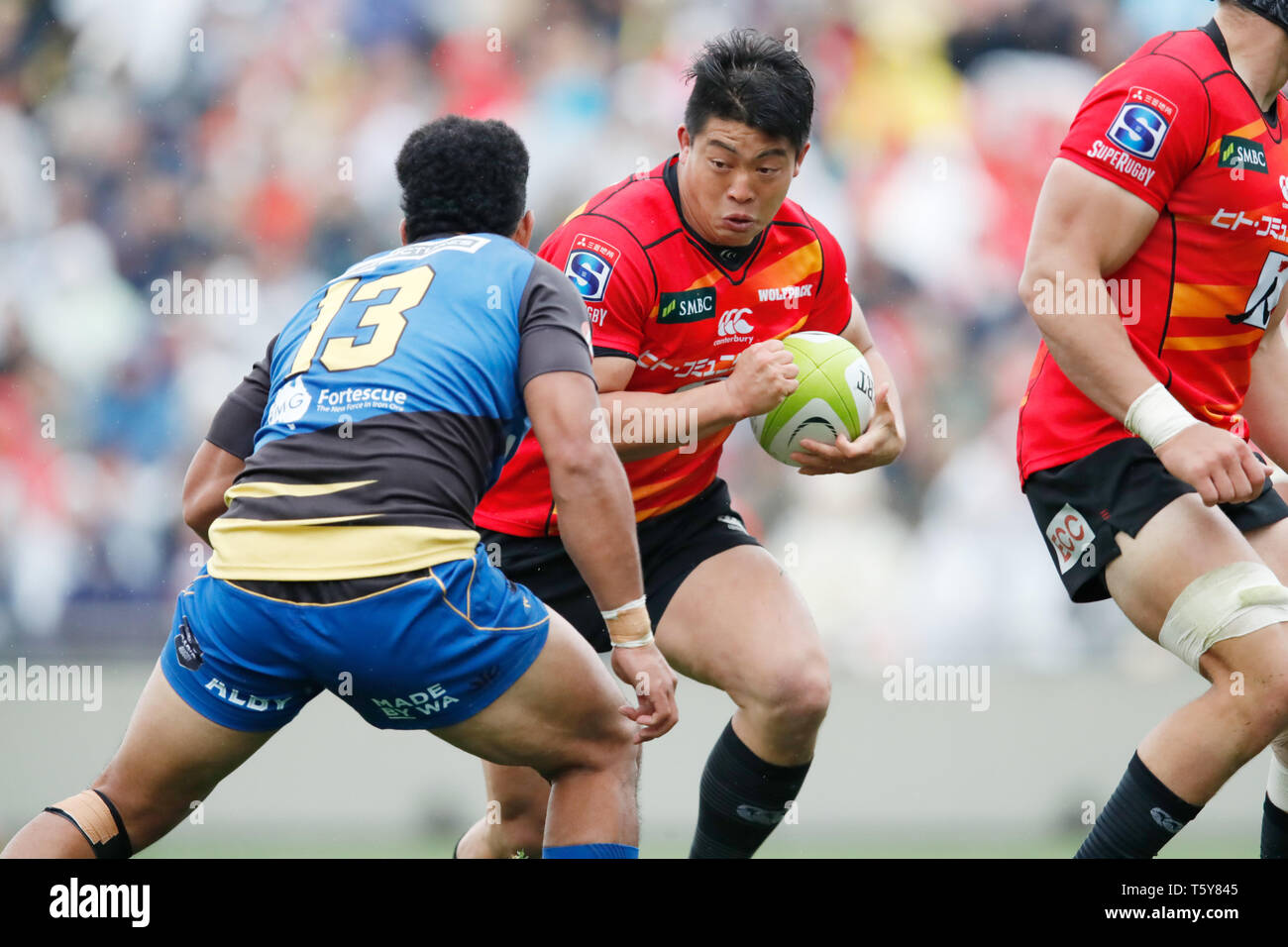 Tokyo, Japan. 27th Apr, 2019. Atsushi Sakate (JPN) Rugby : Rugby match ...