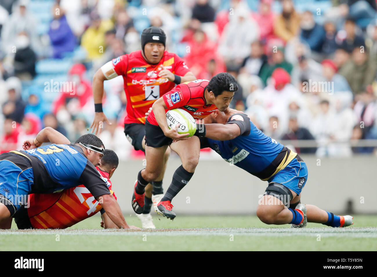Tokyo, Japan. 27th Apr, 2019. Atsushi Hiwasa (JPN) Rugby : Rugby match ...