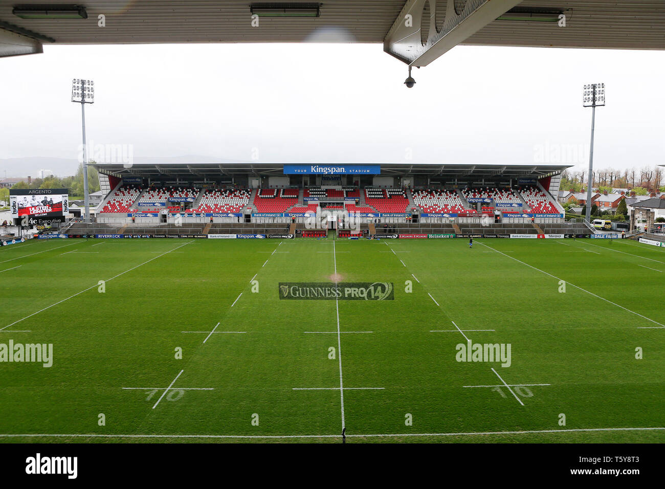 Kingspan Stadium, Belfast, Northern Ireland. 27th Apr, 2019. Guinness ...