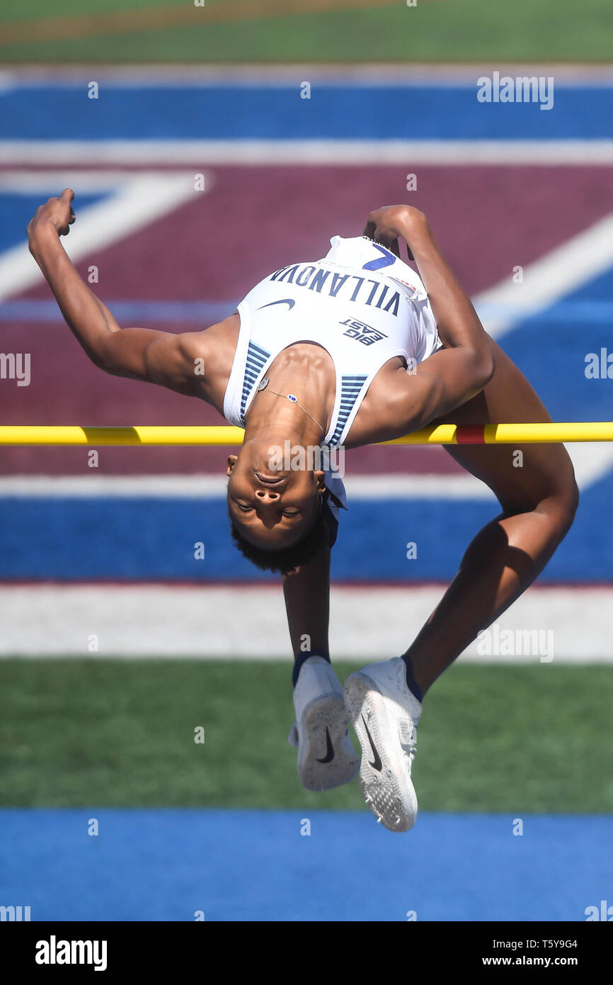 Philadelphia, Pennsylvania, USA. 27th Apr, 2019. SANAA BARNES (2) from ...