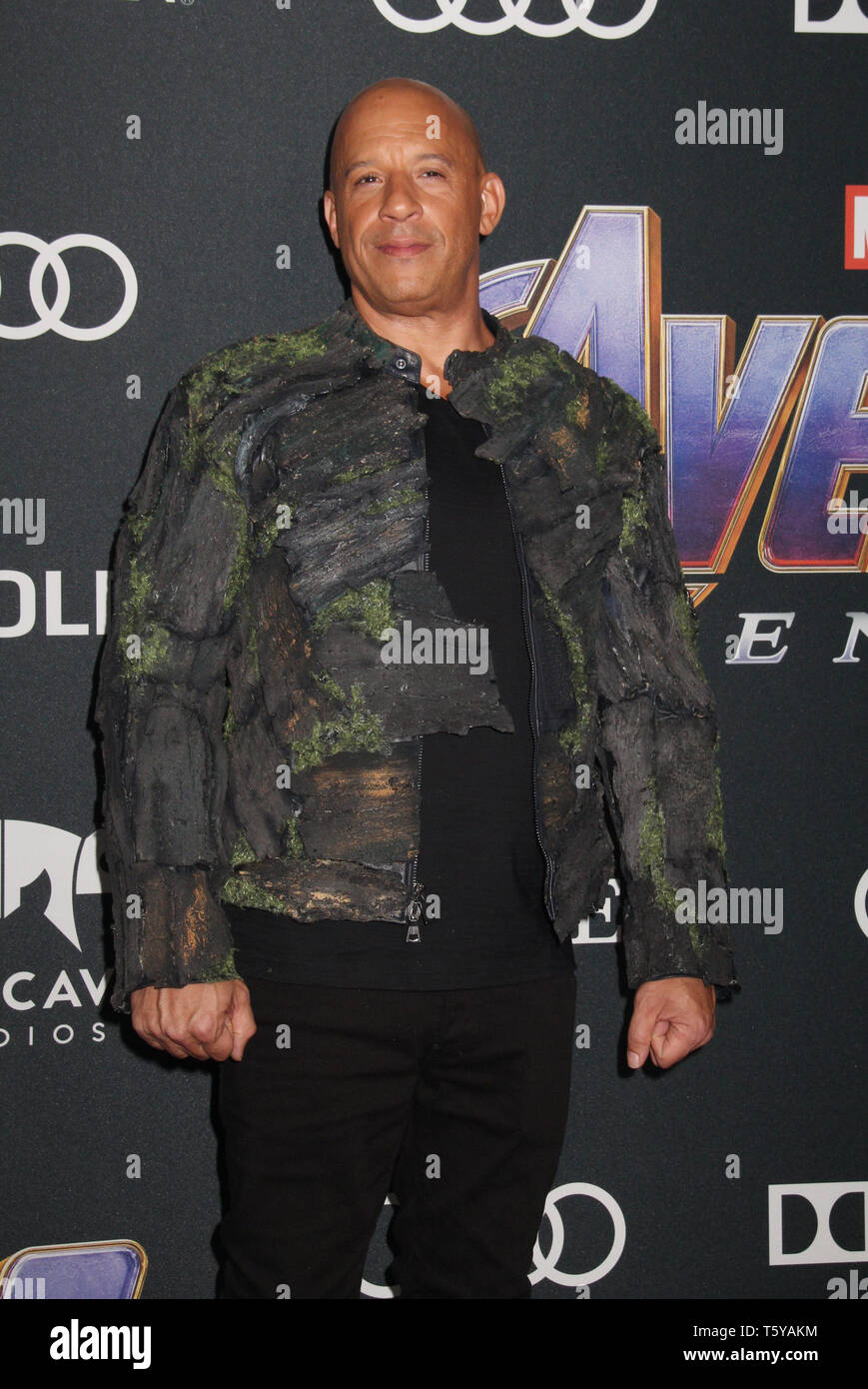 Vin Diesel 04 22 2019 The world premiere of Marvel Studios Avengers Endgame held at The Los Angeles Convention Center in Los Angeles CA Photo Cronos Hollywood News Stock Photo Alamy