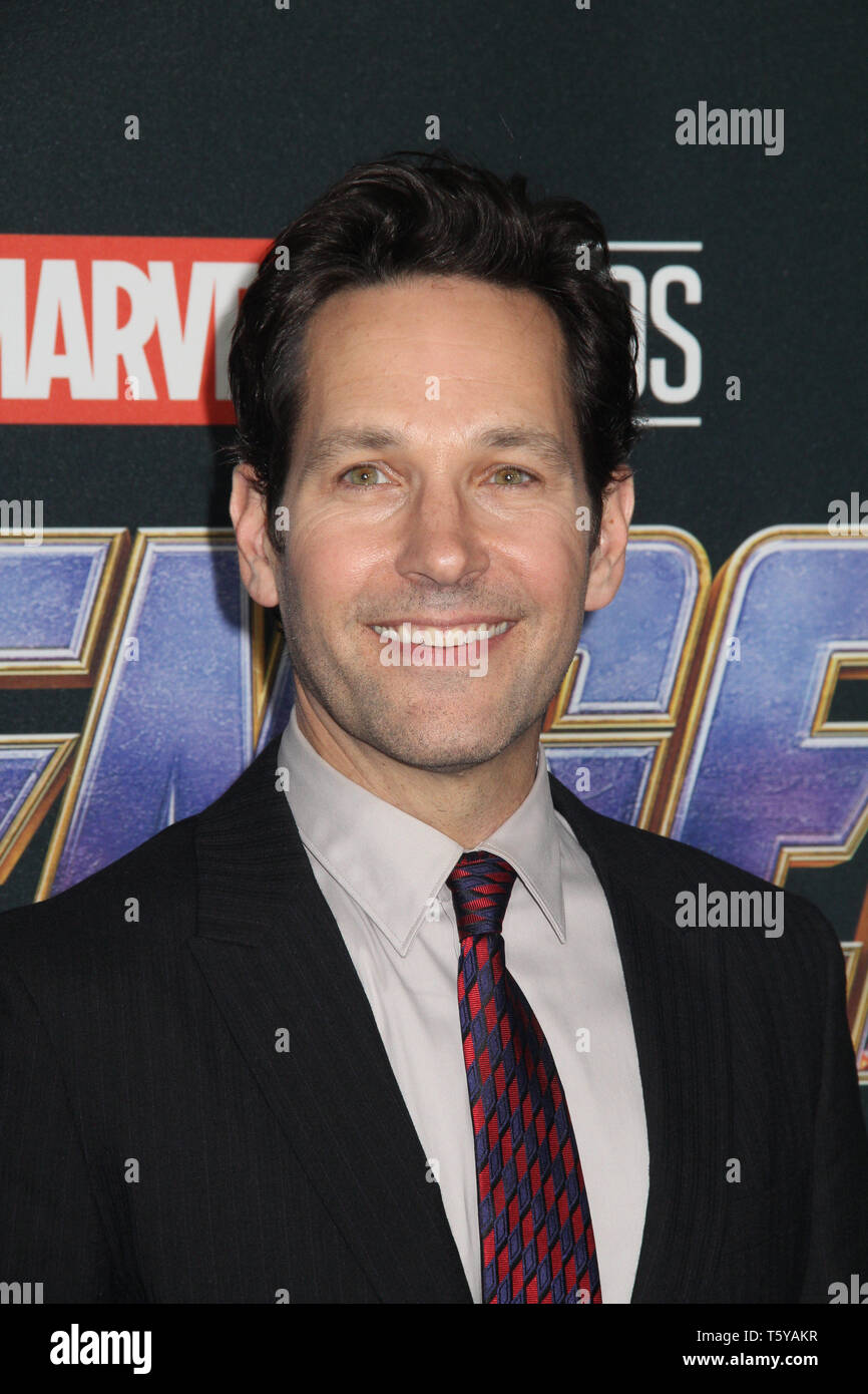 Paul Rudd 04/22/2019 The world premiere of Marvel Studios "Avengers ...