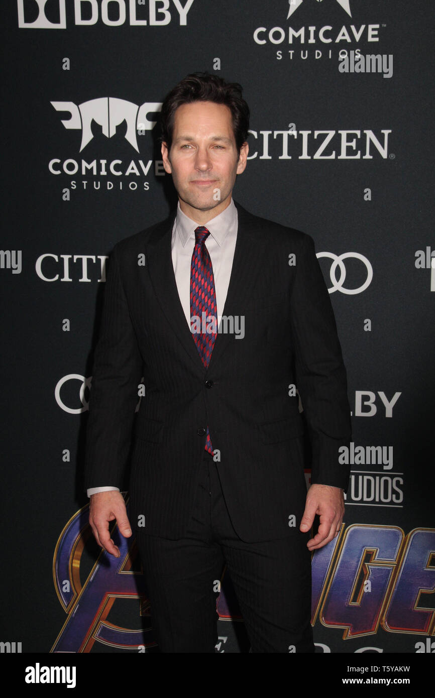 Paul Rudd 04/22/2019 The world premiere of Marvel Studios "Avengers ...