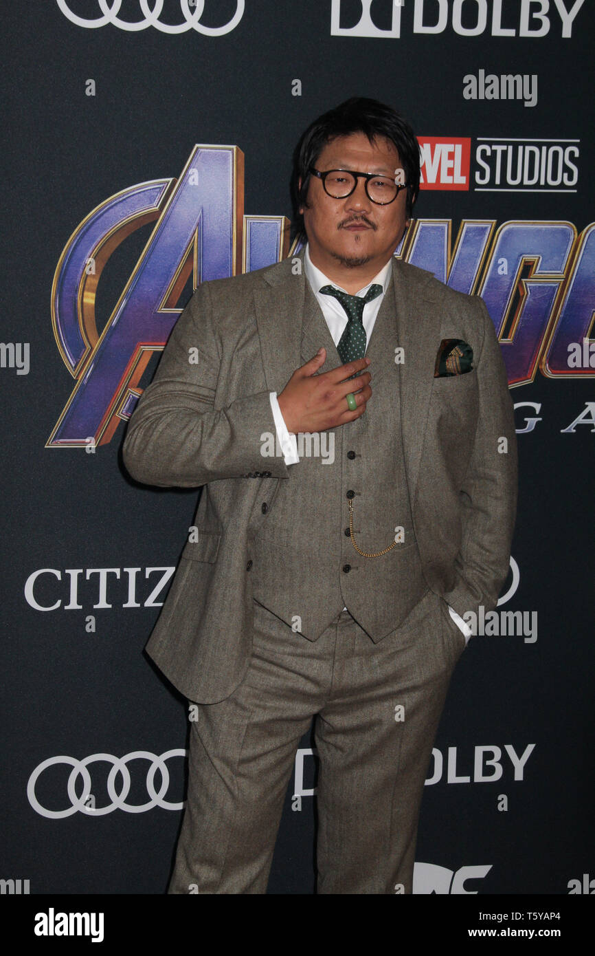 Benedict Wong 04/22/2019 The world premiere of Marvel Studios "Avengers ...