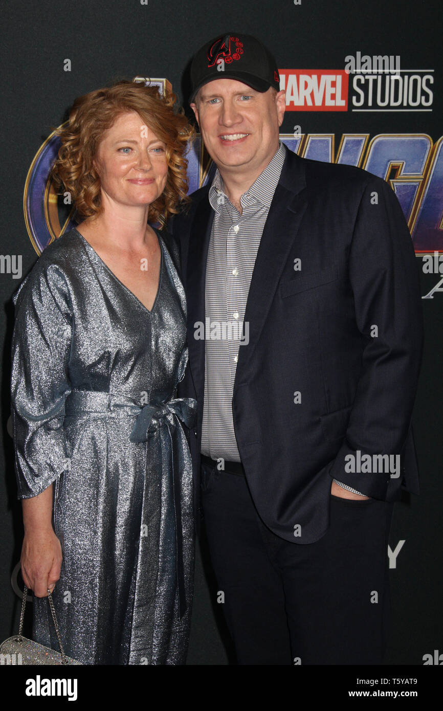 Caitlin Feige, Kevin Feige 04/22/2019 The world premiere of Marvel ...
