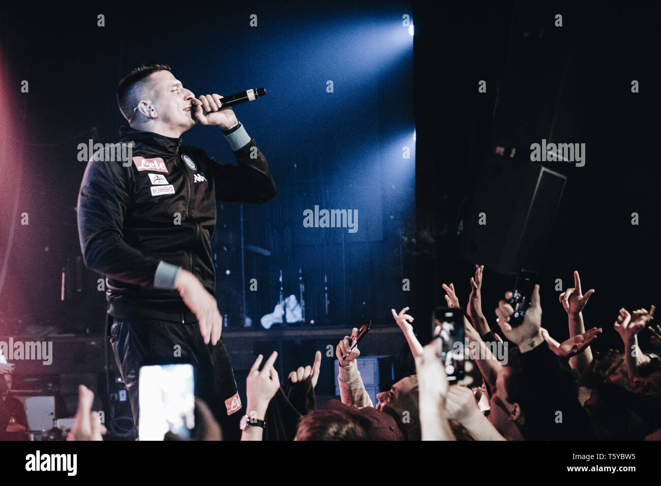 Denmark, Copenhagen - April 26, 2019. The German rapper and lyricist ...