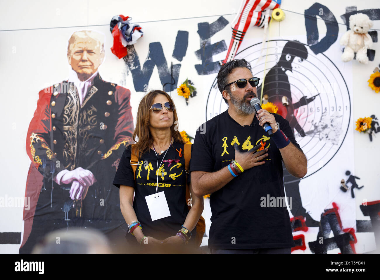 Dallas, Texas, USA. 5th May, 2018. Manuel Oliver, whose 17-year-old son ...