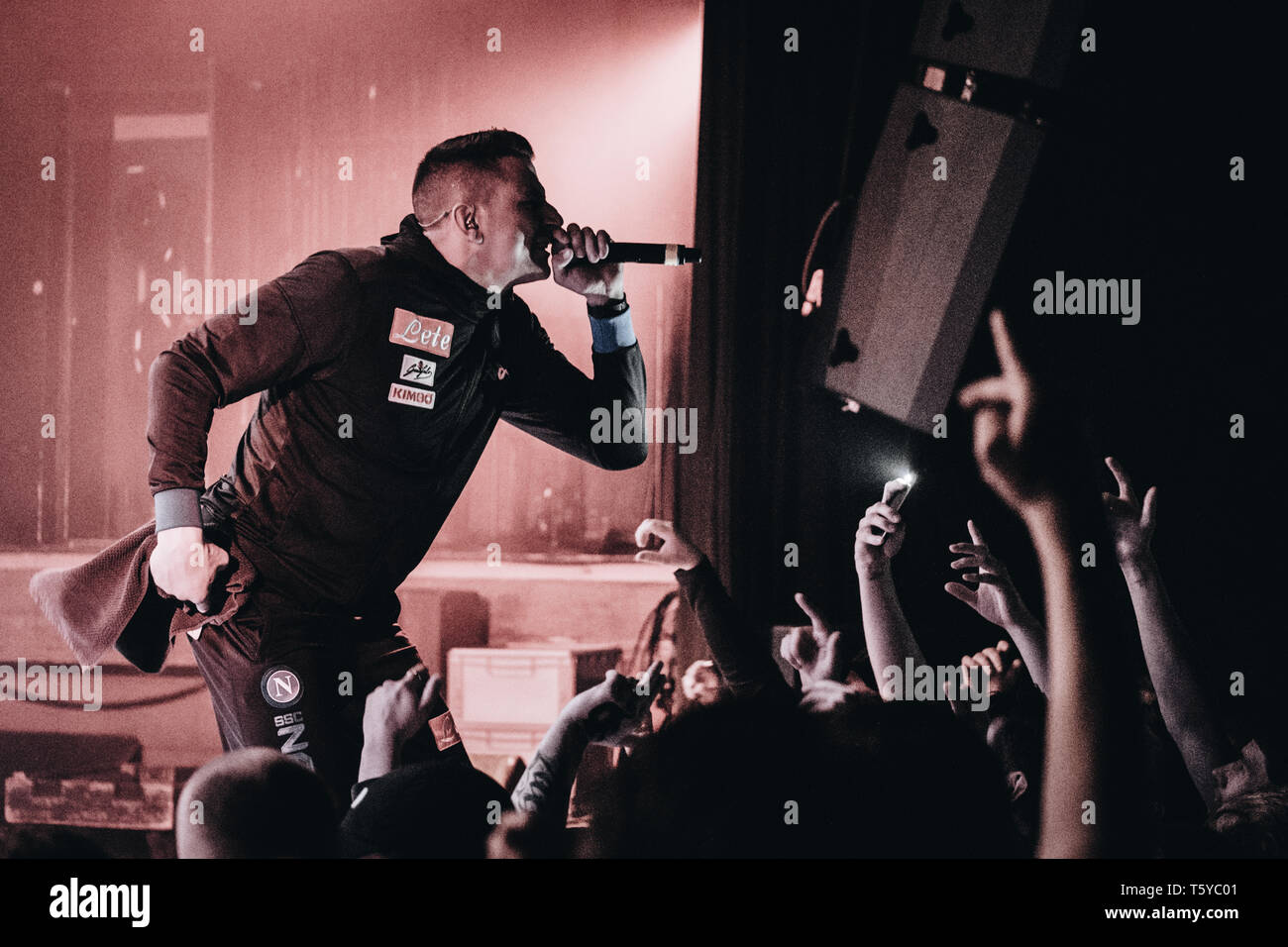 Denmark, Copenhagen - April 26, 2019. The German rapper and lyricist ...