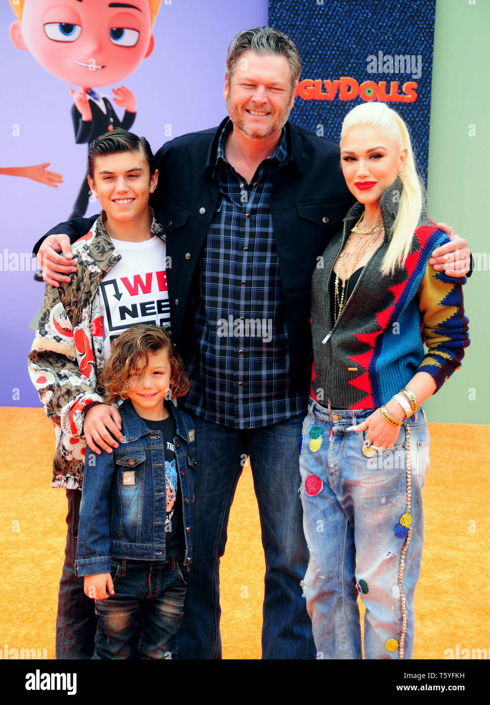 Los Angeles, California, USA 27th April, 2019 (L-R)Kingston Rossdale ...